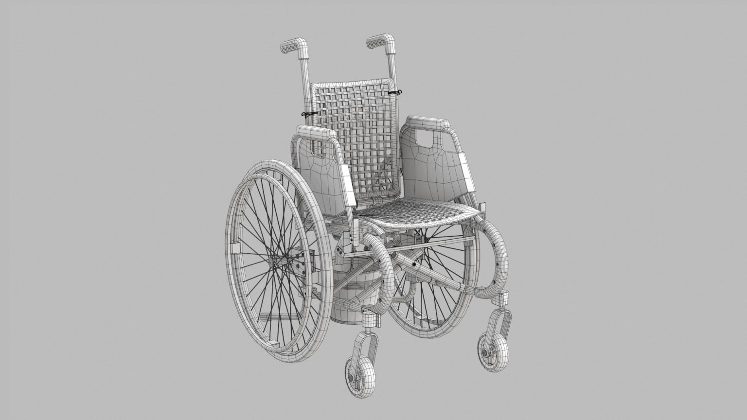 3D Model of a Wheelchair