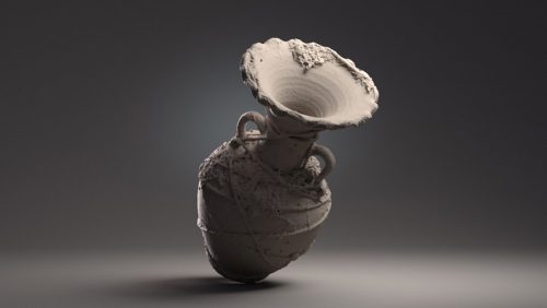 Make a Few 3D Clay Pot Models via Photogrammetry
