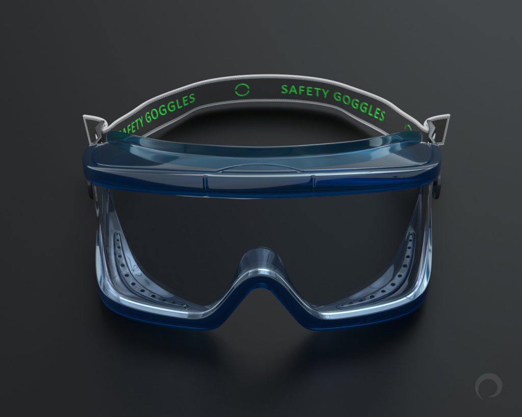 Making a Clear Safety Goggles by Polygon Tools in Maya